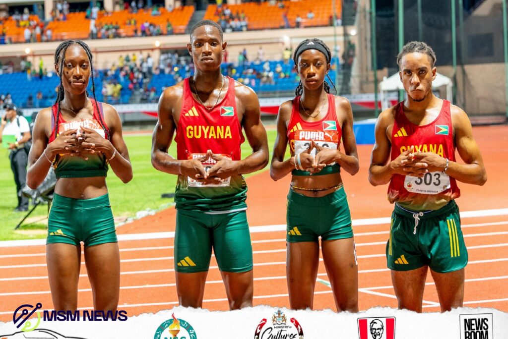 Carifta 2024: Guyana sets new record in Mixed 4X400m relay - MSM News