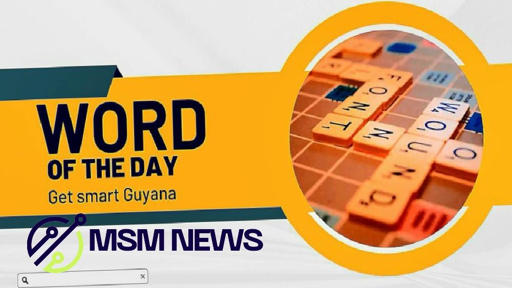 WORD OF THE DAY: CHARY - MSM News